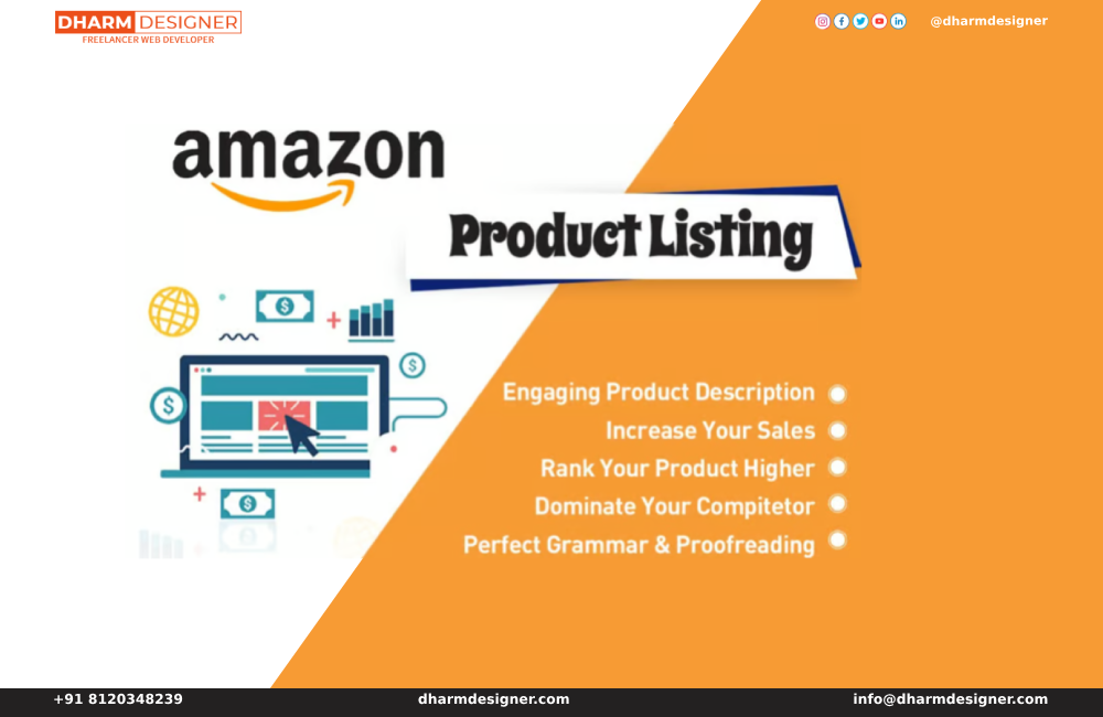 Amazon Product Listing, Account Creation & Setup Services